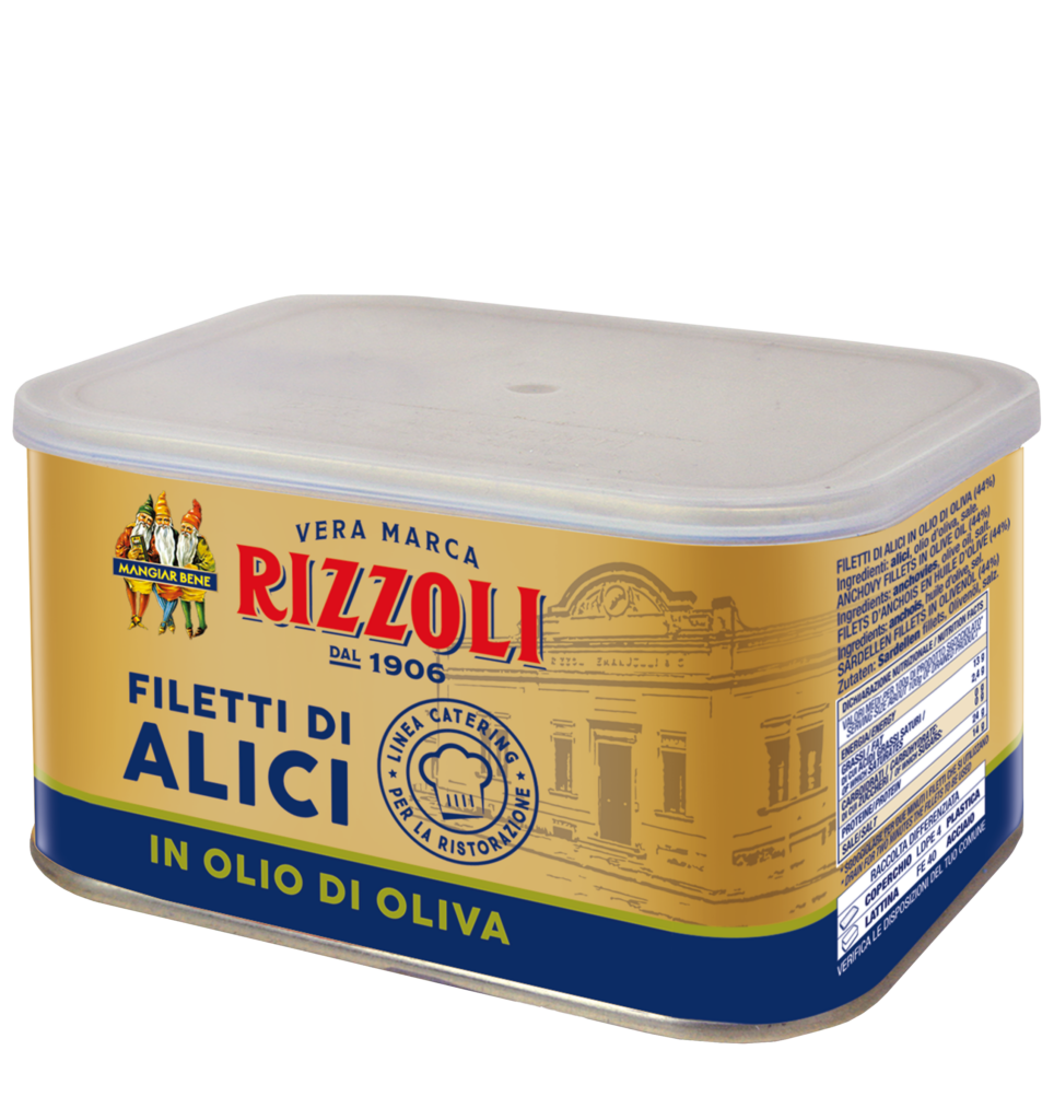 Filetti di Alici in Olio di Oliva Linea Catering | Rizzoli