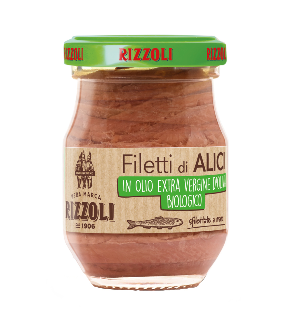 Filetti di Alici in Olio Extra Vergine di Oliva Bio | Rizzoli